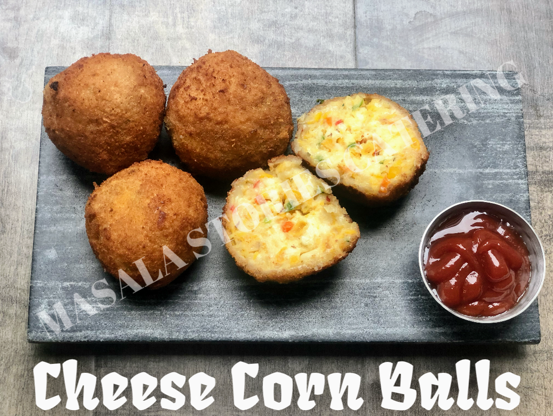 CHEESE CORN BALLS | Masala Stories Catering